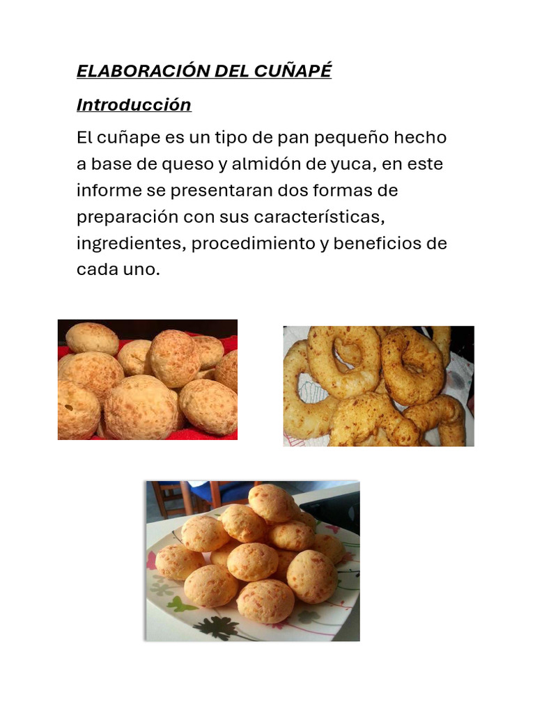 Cuñapé | PDF