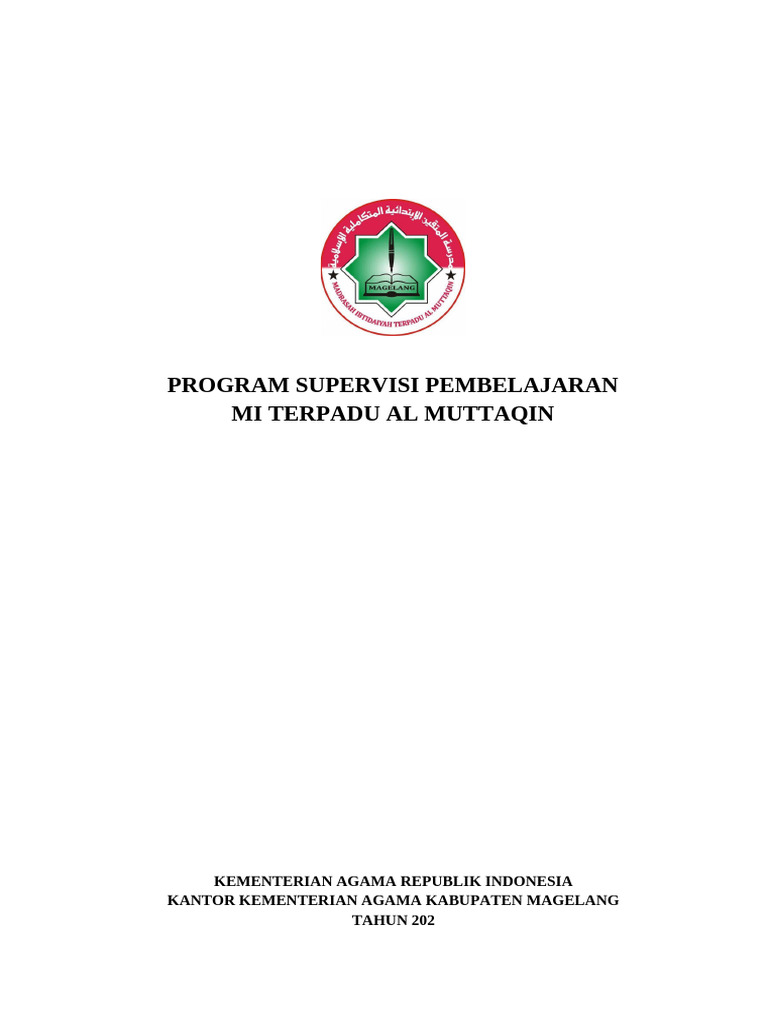A3. Program Supervisi Pembelajaran | PDF
