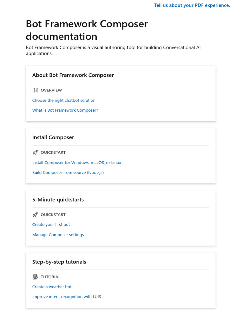 Bot Framework Composer Guide | PDF | Proxy Server | Microsoft Windows