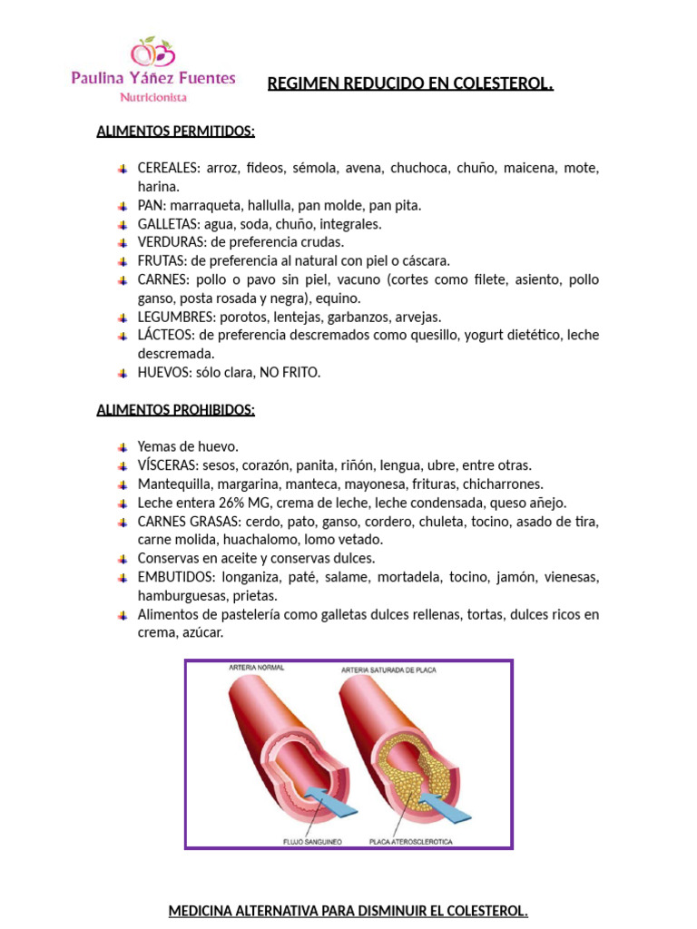 Colesterol Alto | PDF
