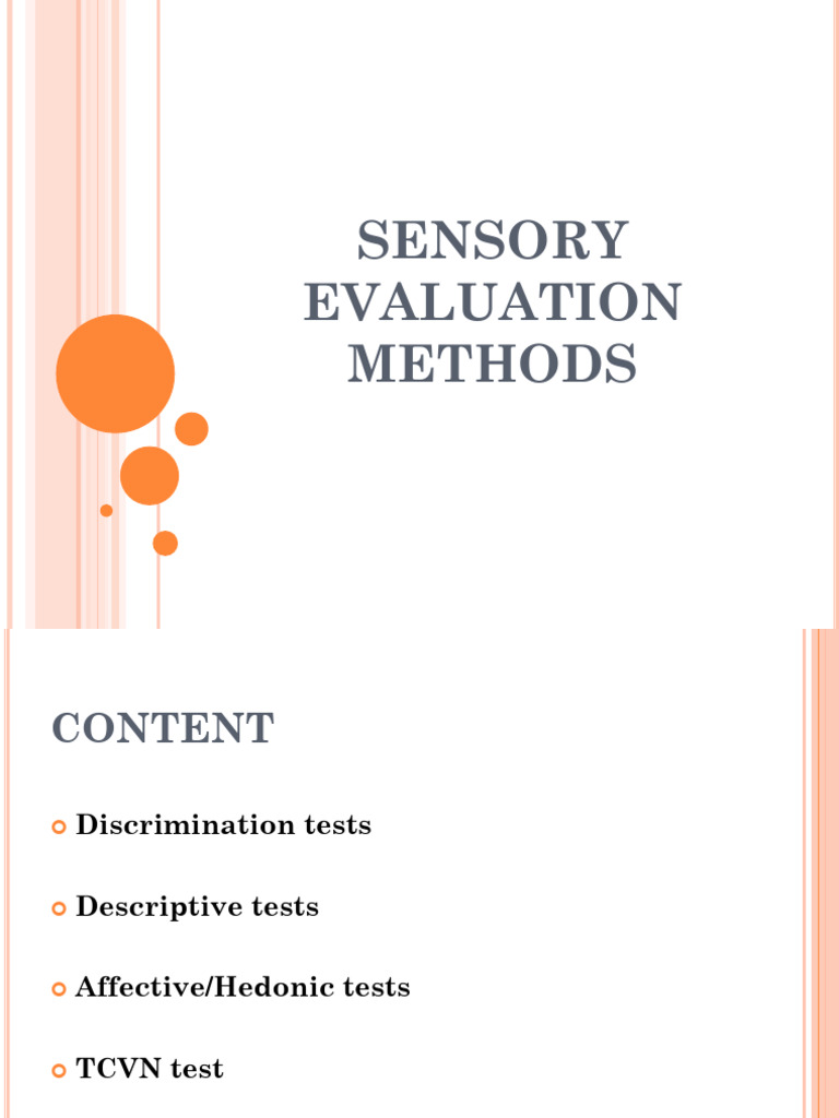 Difference Tests in Sensory Evaluation | PDF | Statistics | Errors And ...