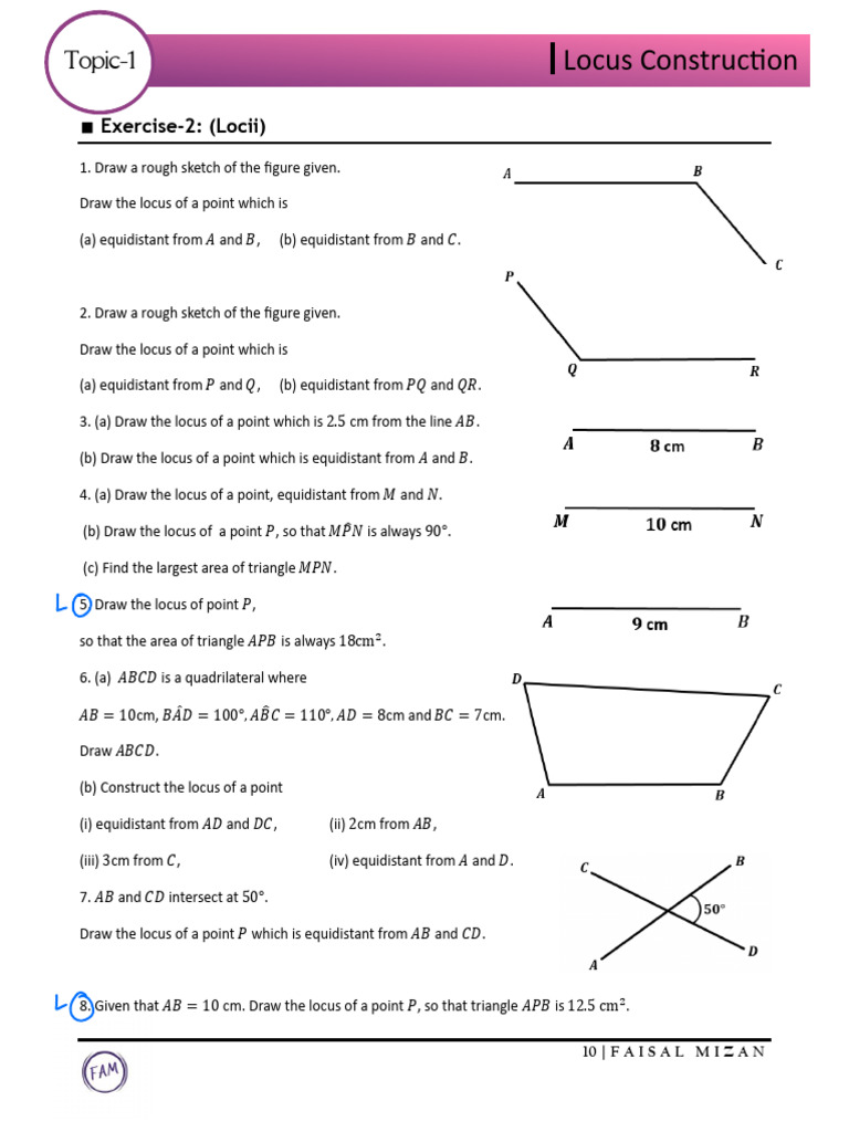 Maths D Workbook 2 | PDF | Circle | Geometric Shapes