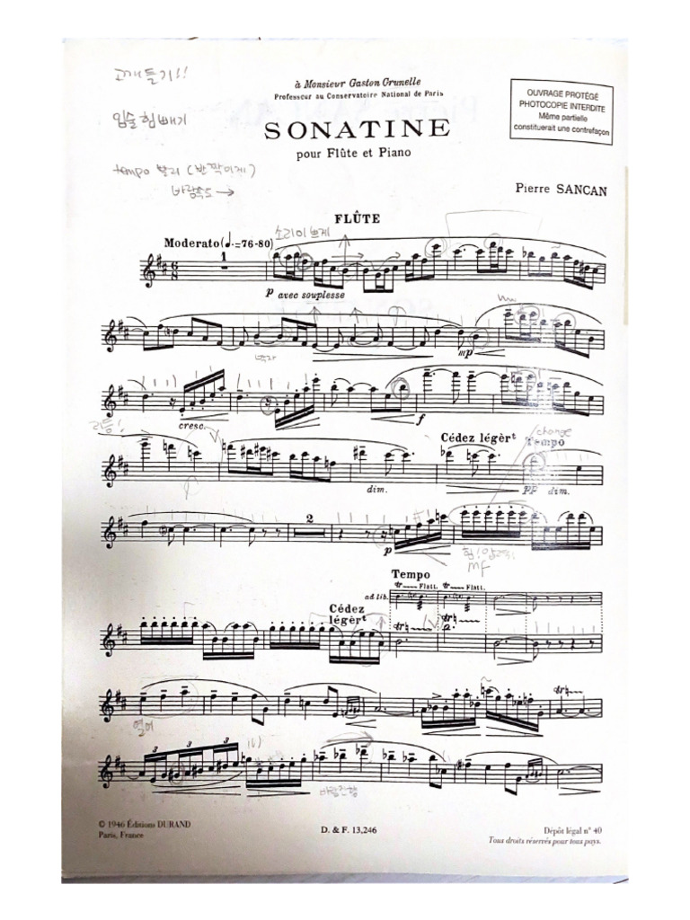 Sancan Sonatine | PDF