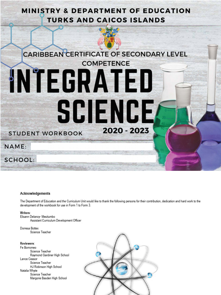 Berline Integrated Science 2020-2023 SBA | PDF | Experiment | Volume