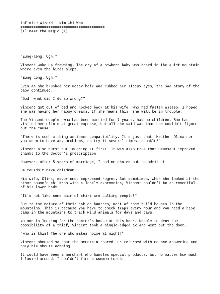 Infinity Mage Volume 01 | PDF | Mind | Knowledge