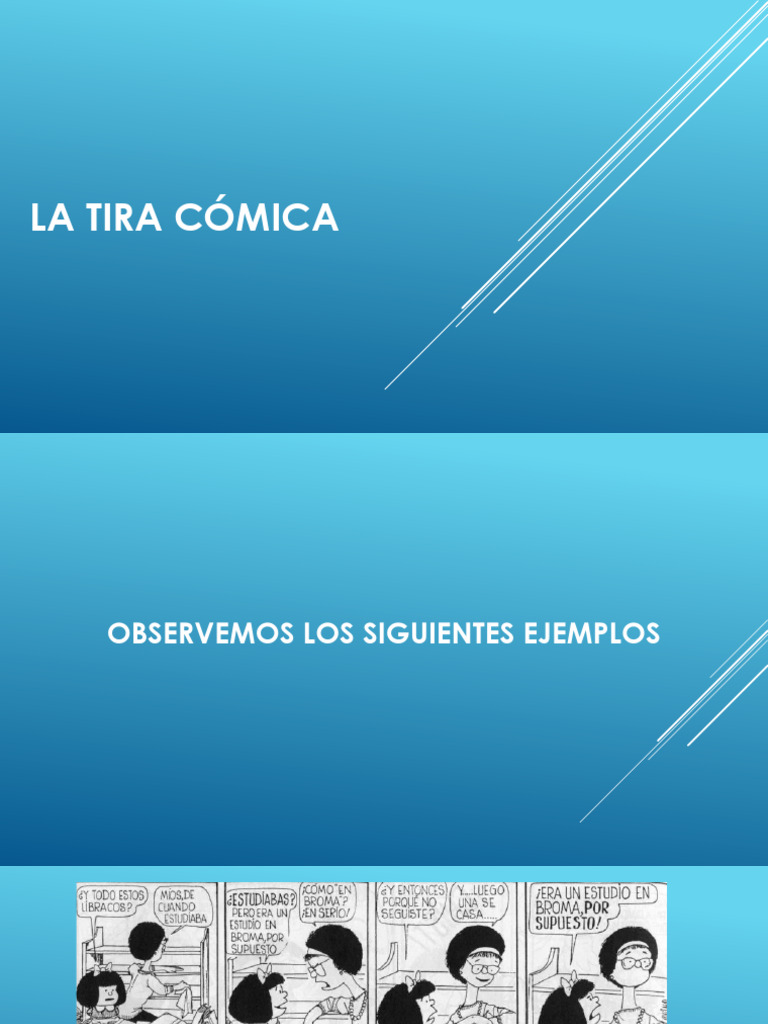 Ejemplos y Tipos de Tiras Cómicas | PDF | Humor | Tiras cómicas