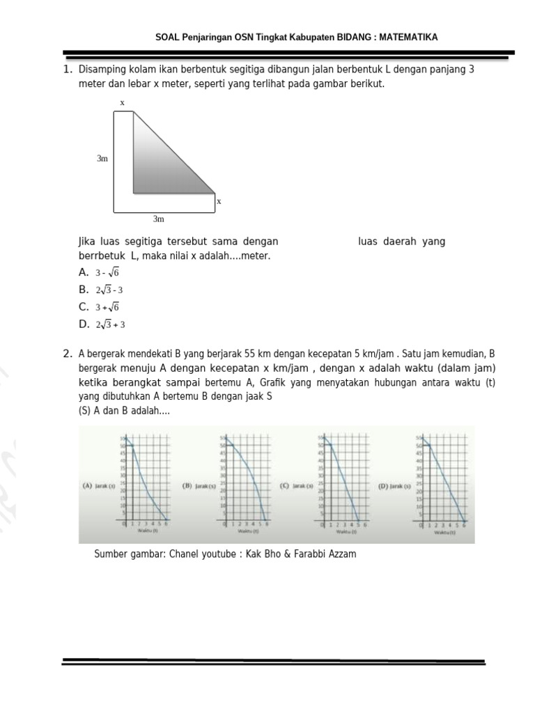 Soal OSN Matematika SMP 2023 4 | PDF