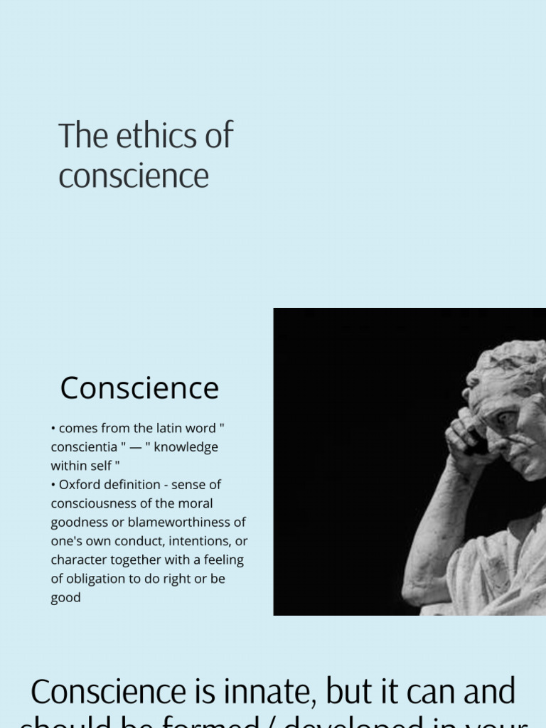 The Ethics of Conscience - 20241016 - 060702 - 0000 | PDF