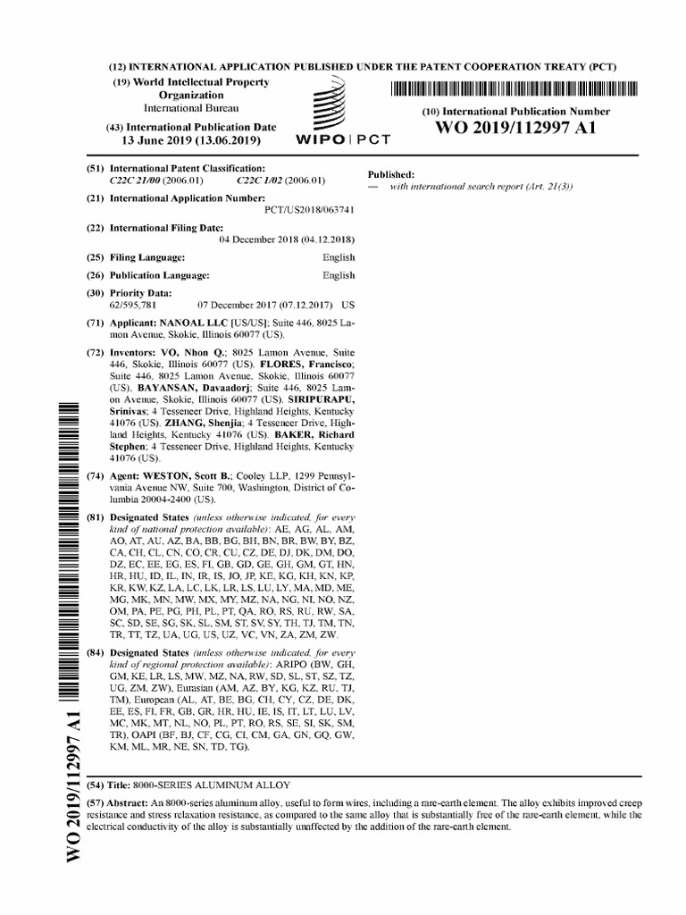 AA 8000 Series Aluminium Alloy | PDF