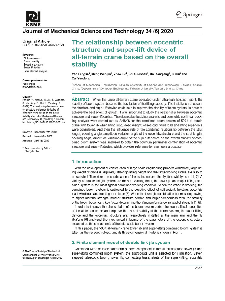 86-The Relationship Between Eccentric Structure and Super-Lift Device ...