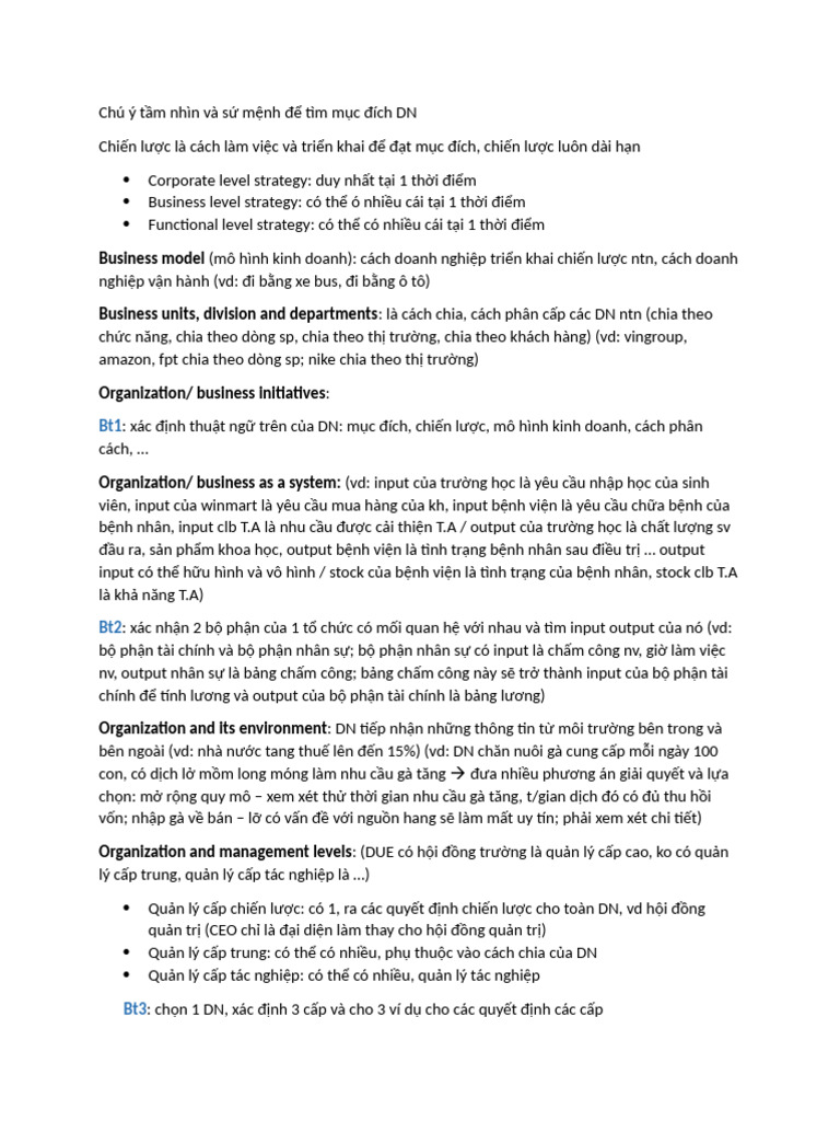 Ghi Chép Chương 3 | PDF