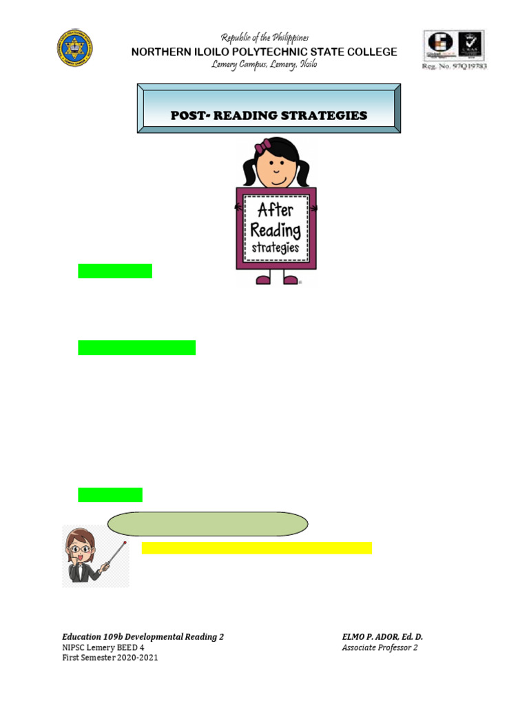 MODULE 12 Developmental Reading 2 | PDF | Cognition | Learning