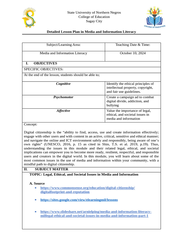 Lesson Plan - Seminar and Workshops | PDF | Intellectual Property ...