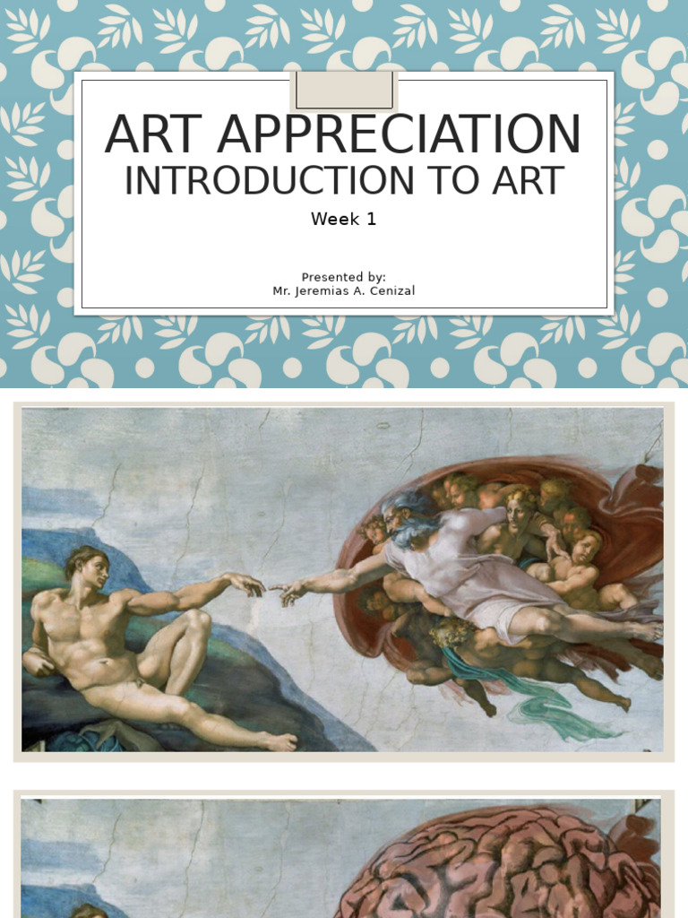 ArtApp Week 1 | PDF | Experience | Liberal Arts Education