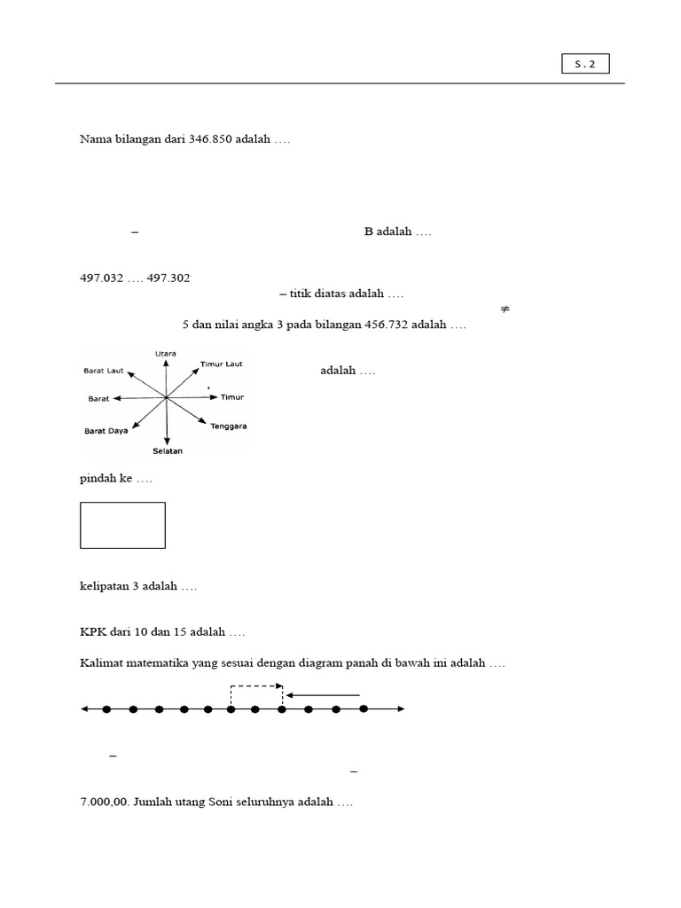 Math Level 2 Set 2 | PDF