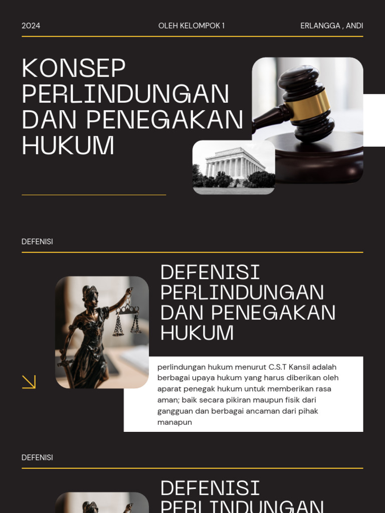 Konsep Perlindungan Dan Penegakan Hukum | PDF Konsep Perlindungan Dan Penegakan Hukum | PDF
