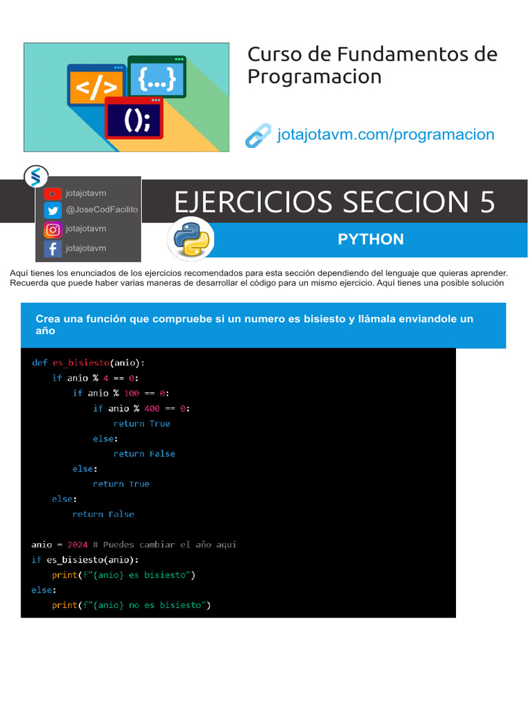 Seccion5 - Python | PDF | Lenguaje de programación | Python (lenguaje de programación)
