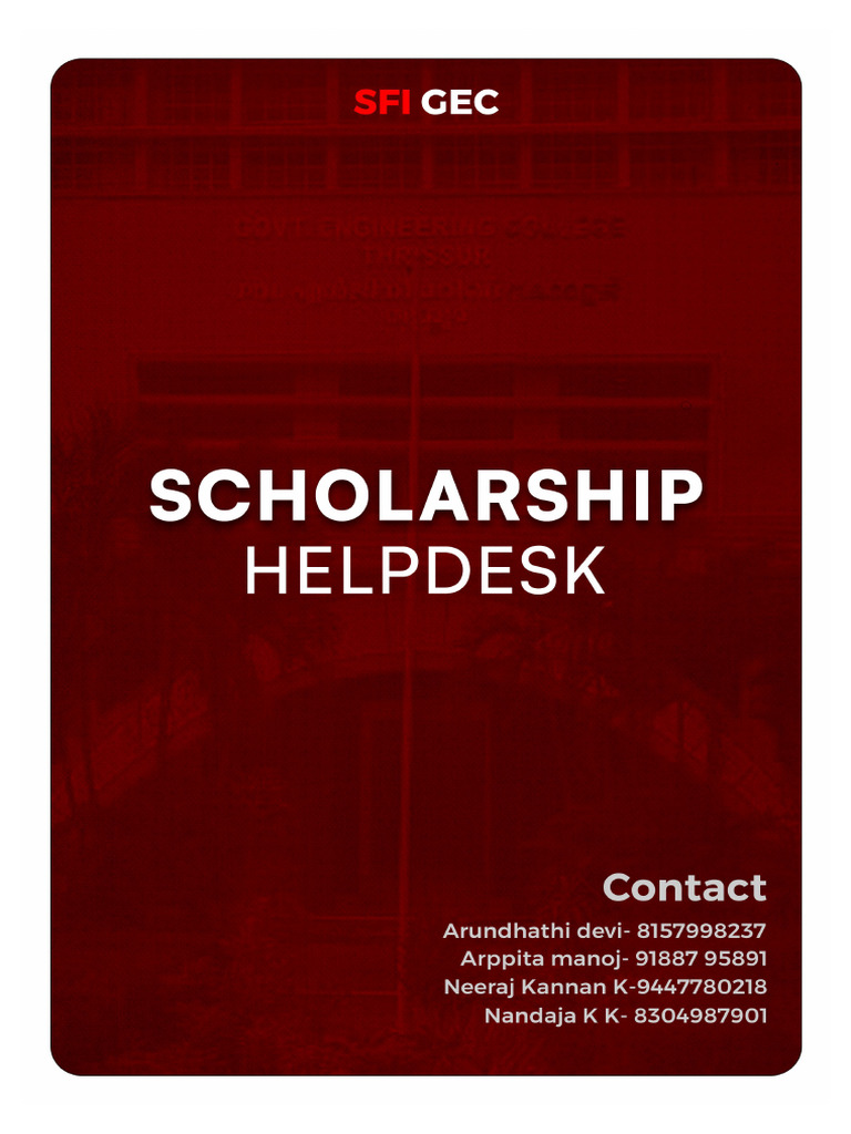 Scholarships | PDF