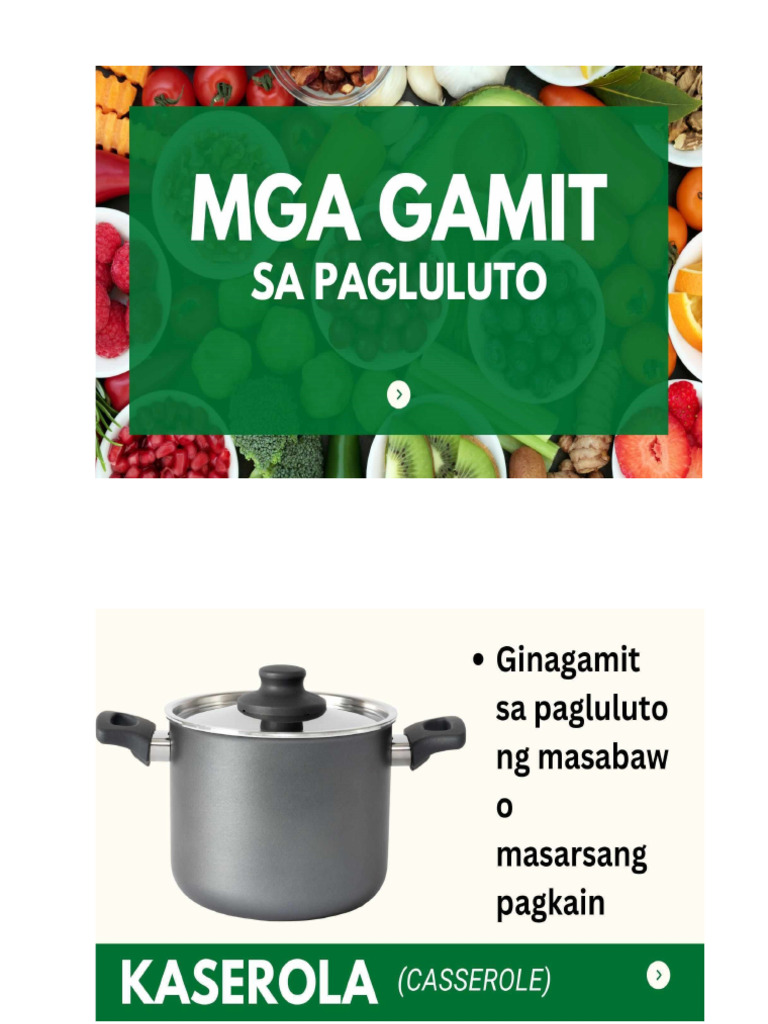 Gamit Sa Pagluluto | PDF