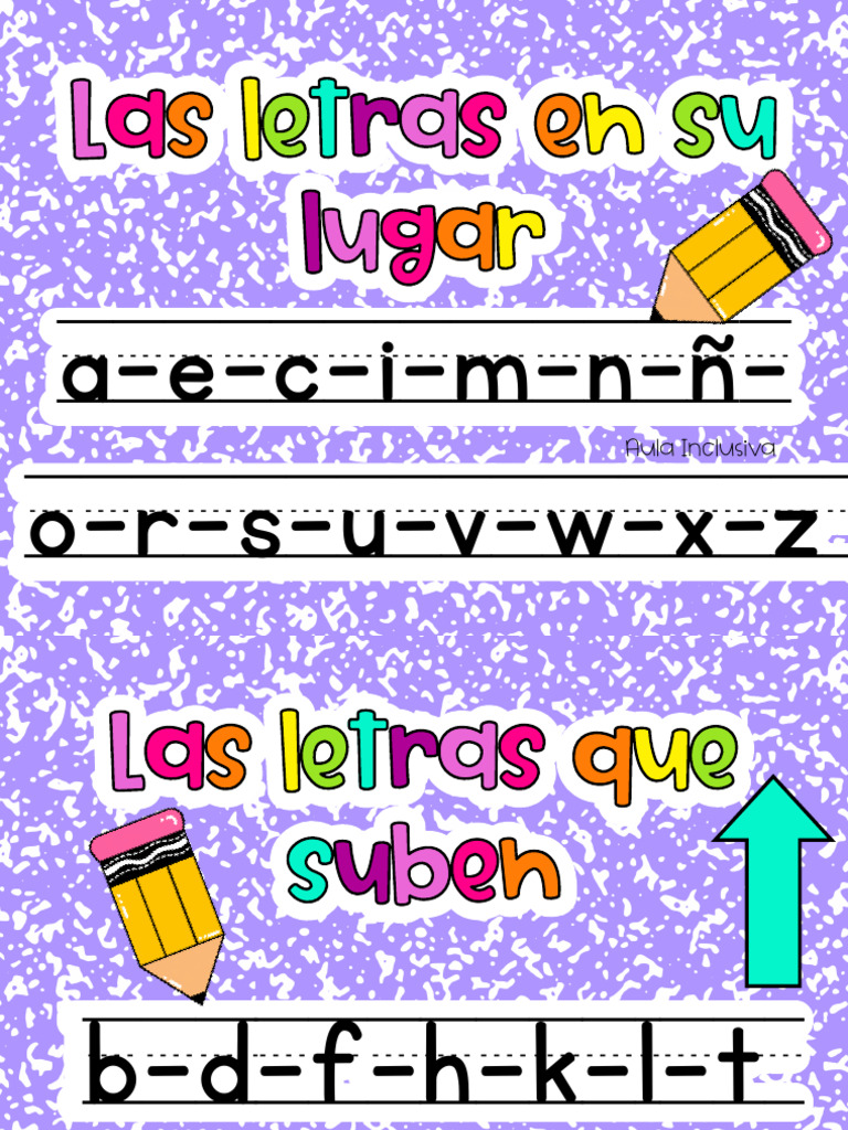 Las Letras en Su Lugar | PDF