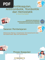 Obat Antikoagulan, Koagulan, Hemostatika - Farmakologi-Tetria | PDF