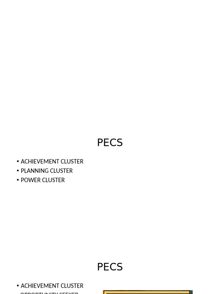 3 Cluster of Pecs | PDF