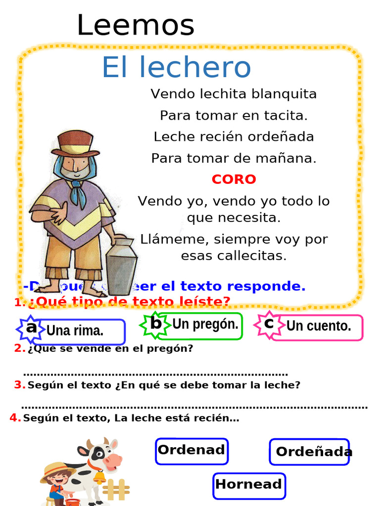 Pregones para Niños: Actividades y Rimas | PDF