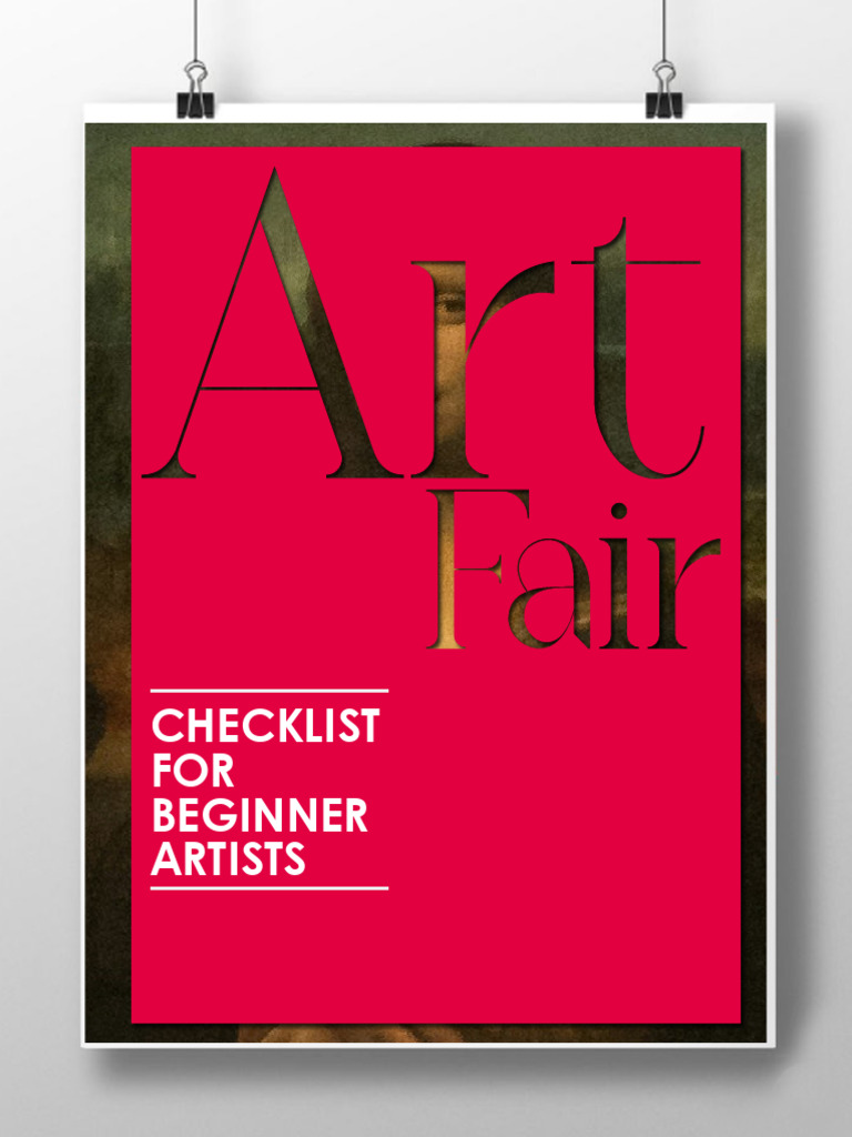 Art Fair Checklist For Beginner Artists | PDF | Expense | Marketing