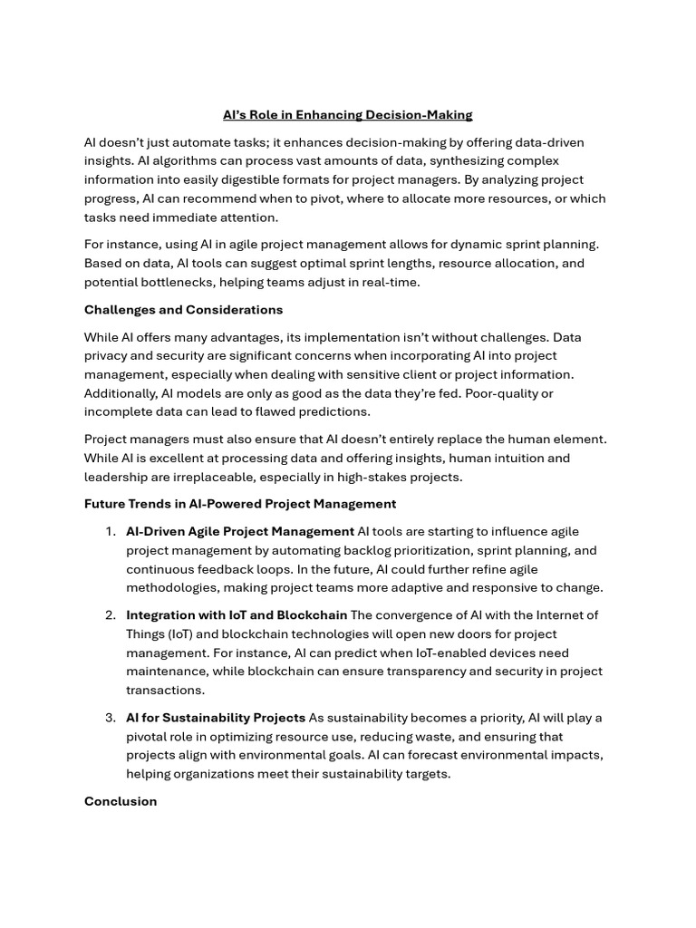 Ai In Decision Making Pdf Artificial Intelligence Intelligence