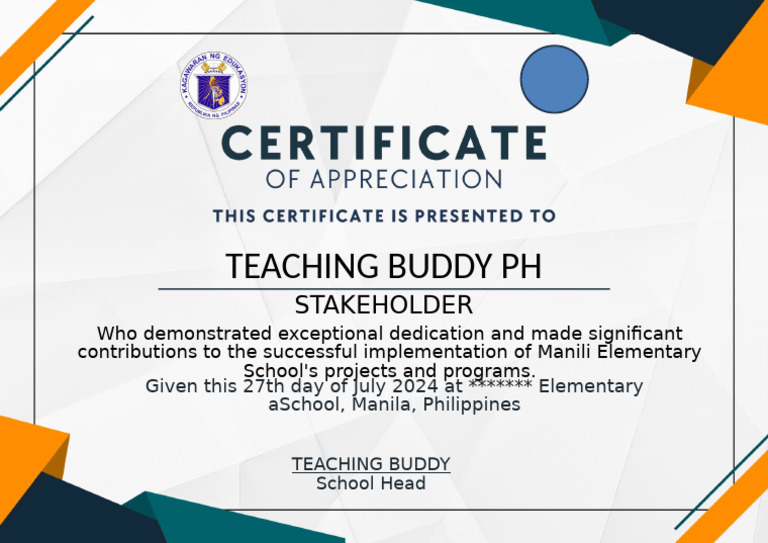 Be Stakeholders Certificate | PDF
