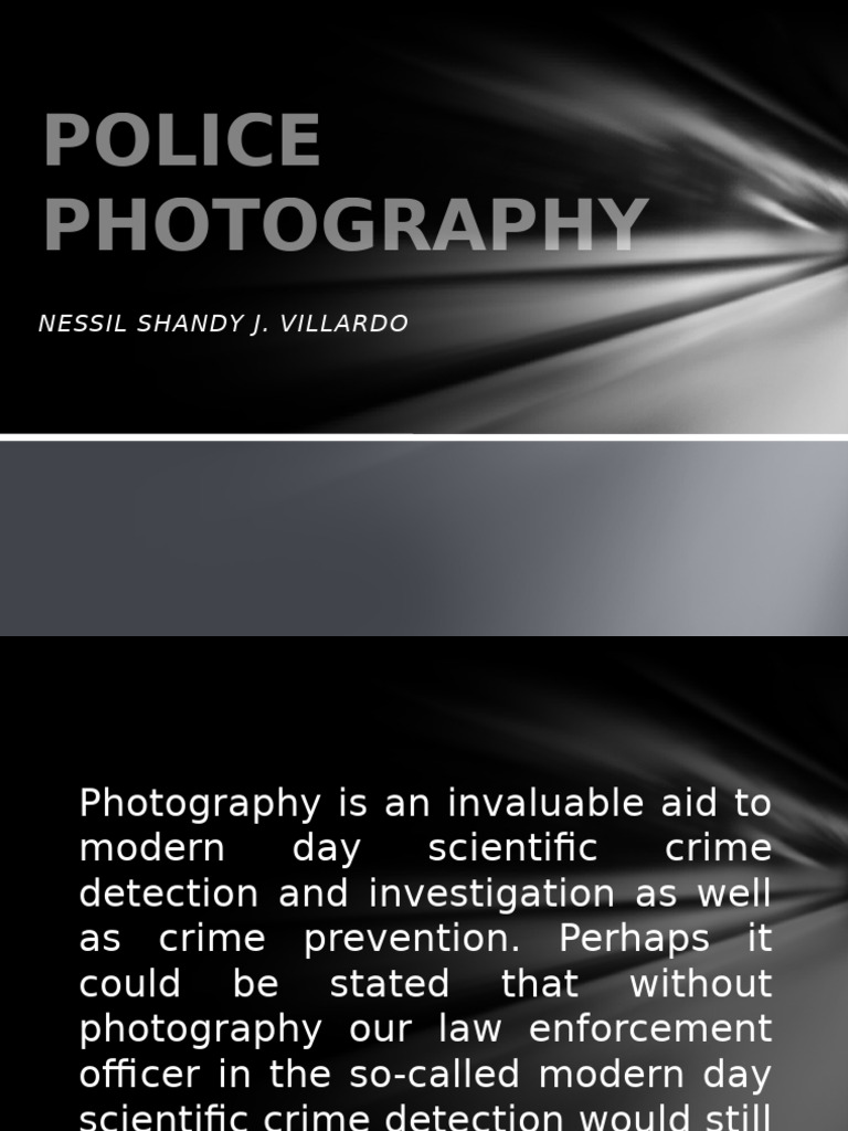 Police Photography | PDF | Camera | Camera Lens