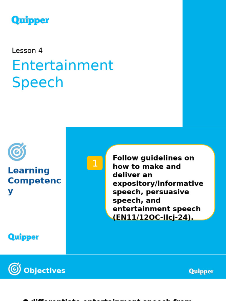 Oral Communication - Grade 11 - Unit 9 - Lesson 4 - Entertainment ...