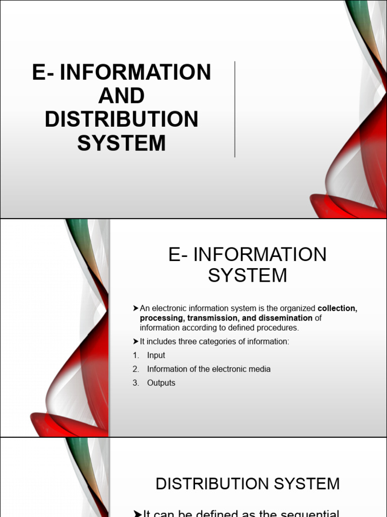 E-Information System | PDF | Information | Marketing