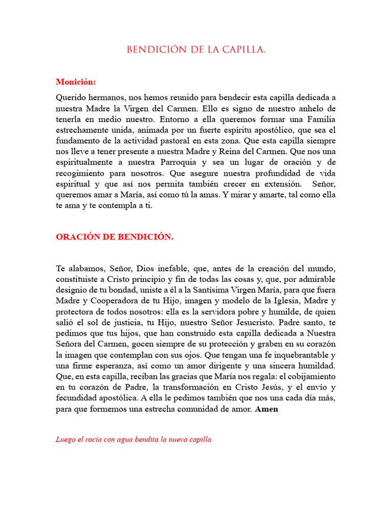 BENDICIONES | PDF | eucaristía | Cristo (título)