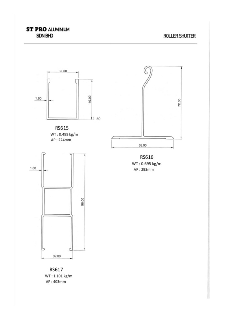 PDF Roller Shutter | PDF