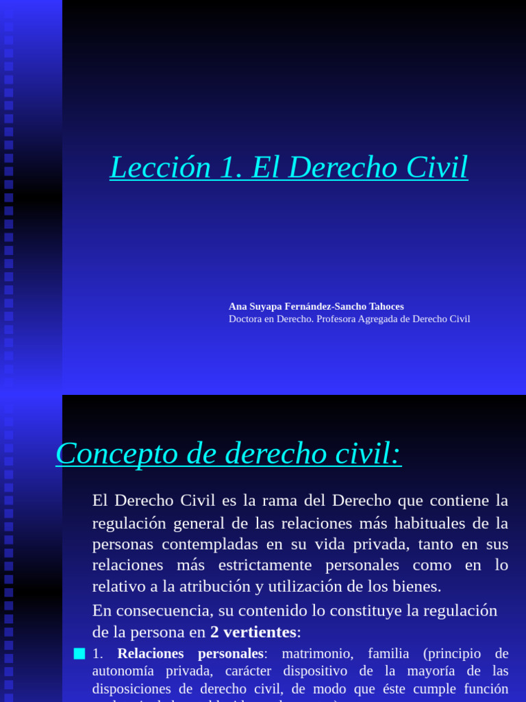 Lección 1 | PDF | Derecho Civil (Common Law) | Matrimonio