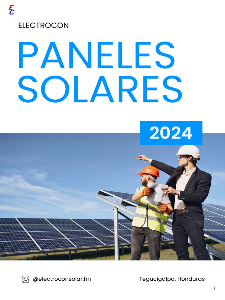 Catalogo Paneles Solares | PDF | Fotovoltaica | Energía solar