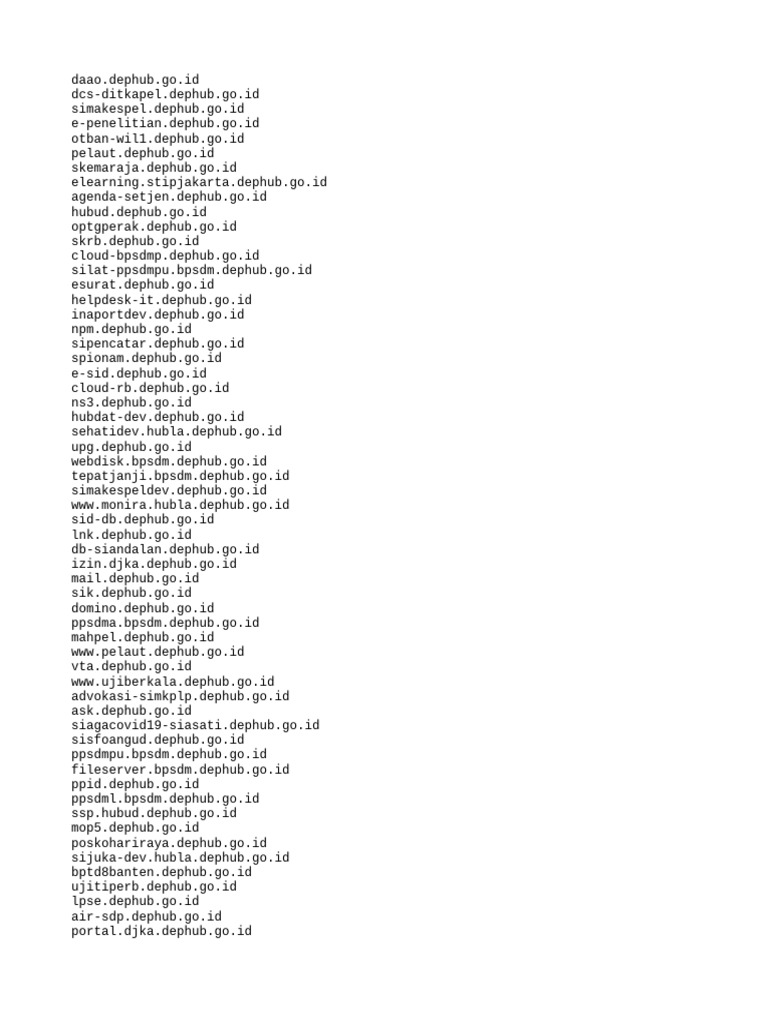 Dephub | PDF | Computers