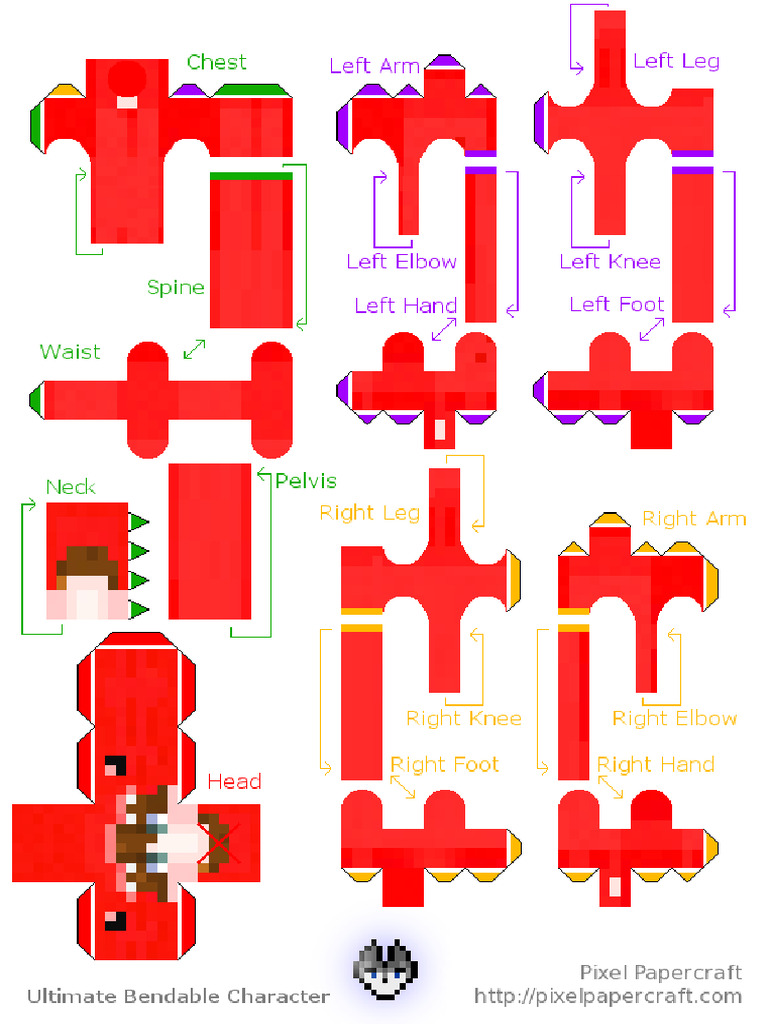 Minecraft Bendable Character | PDF