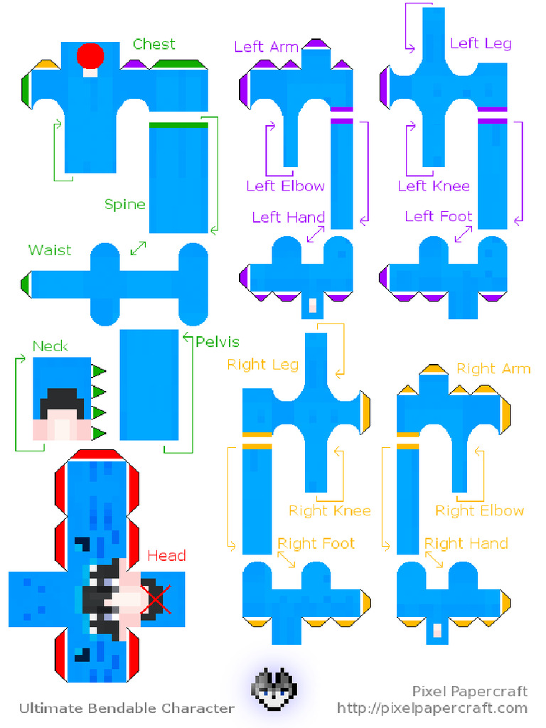 Minecraft Bendable Character | PDF