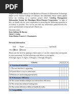 ISO 25010 Software Quality Evaluation Survey | PDF | Reliability ...
