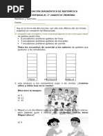 Evaluacion Diagnostica - 4to Grado-Primaria-2025 | PDF
