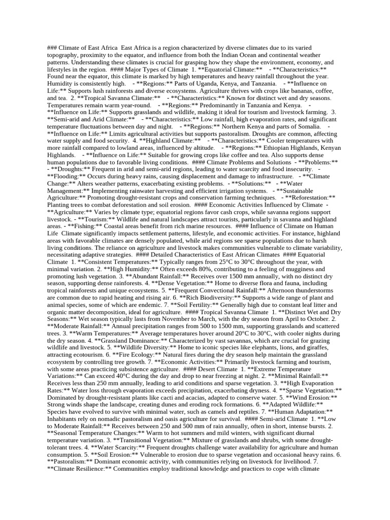 Text To Doc | PDF | Drought | Agriculture