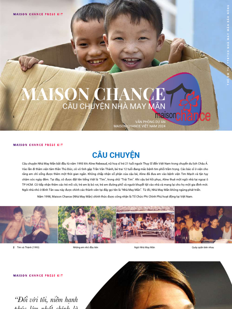 VN - Maison Chance Presskit 2024 (1) | PDF