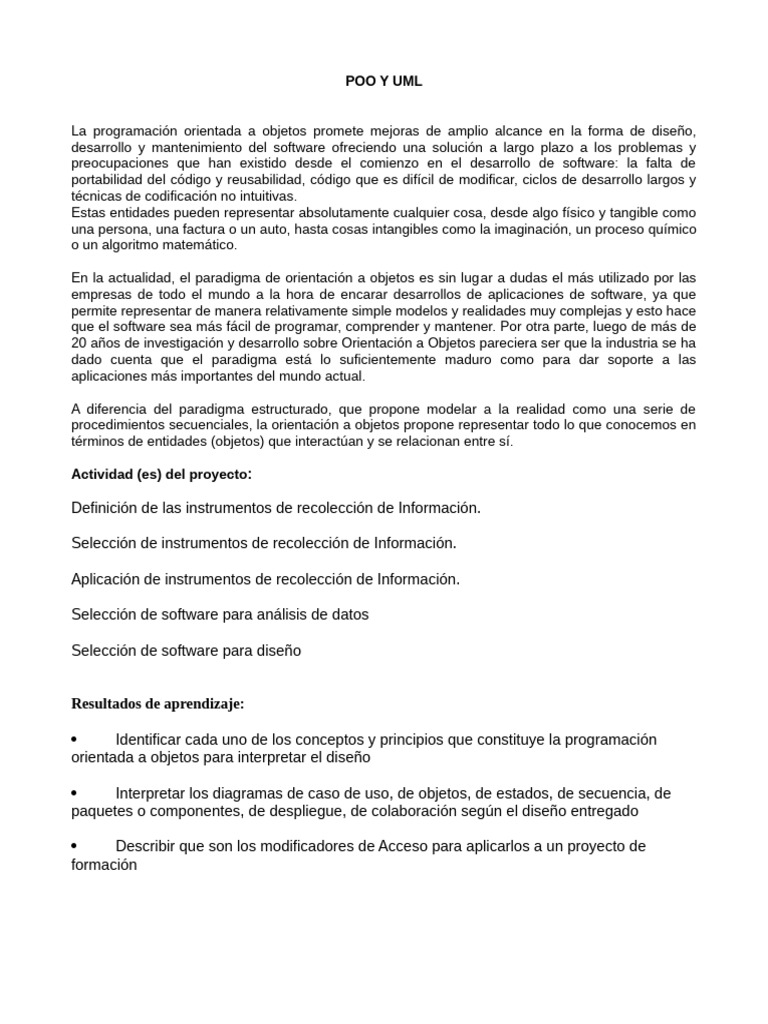 Taller Fin de Años 11[1] | PDF | Objeto (informática) | Paradigmas de ...