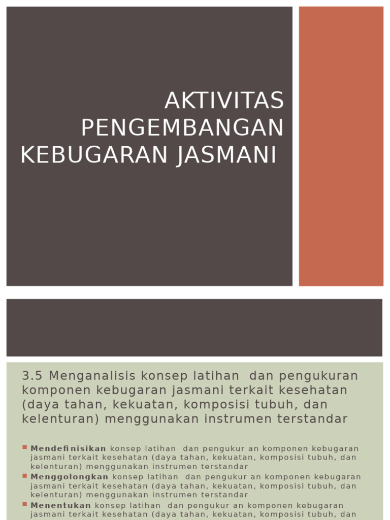 Kebugaran Jasmani | PDF