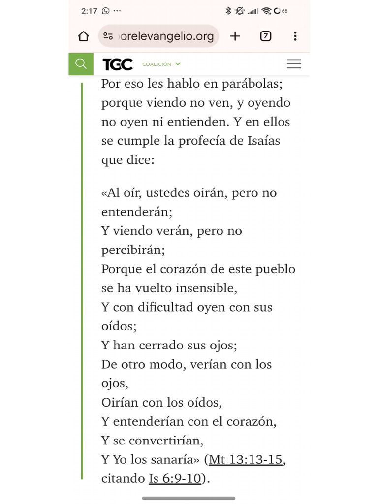 Por Que Jesus Hablaba en Parabola | PDF