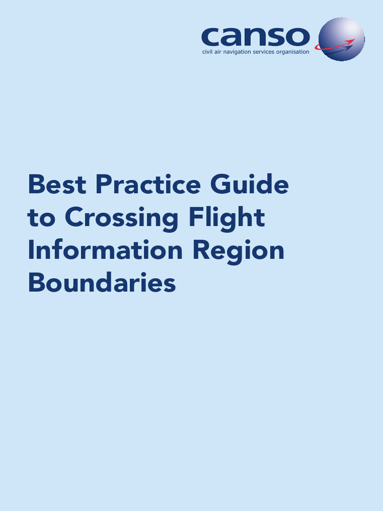 OD-24-Best Practice Guide To Crossing FIR Boundaries | PDF | Air ...