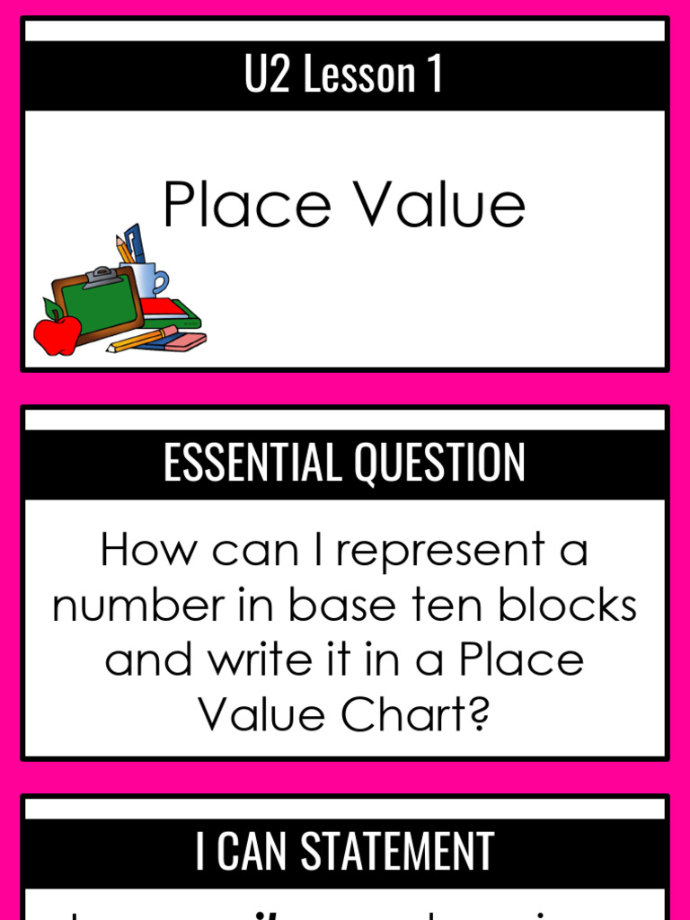 Place Value and Area/Perimeter Lesson | PDF | Area | Metrology