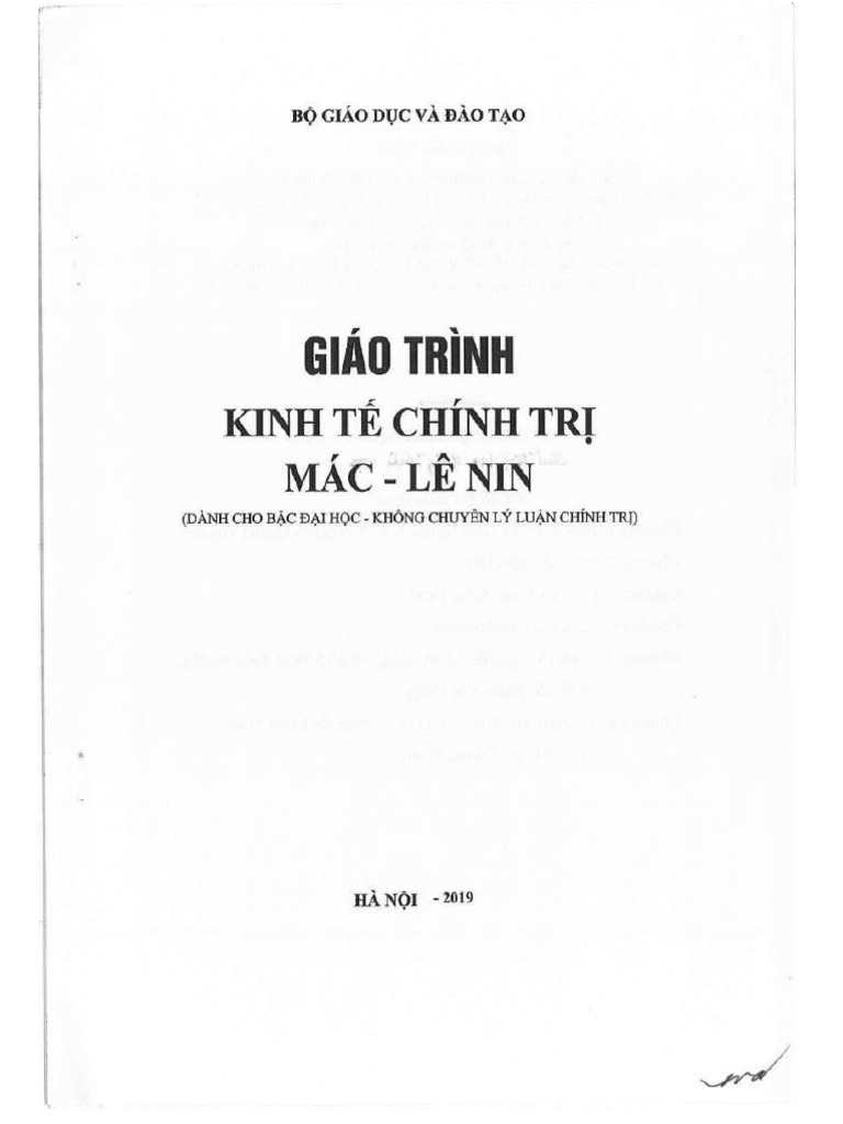 Giáo Trình KTCT | PDF